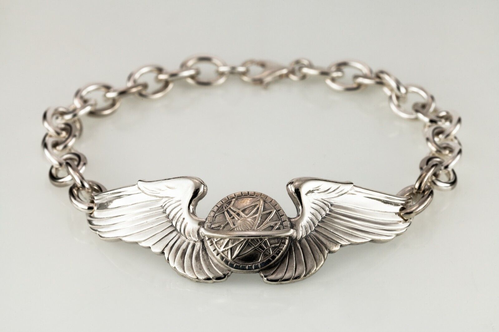 Rare 1942 US Air Force Navigator Wings Sterling Silve… - Gem Rare 1942 US Air Force Navigator Wings Sterling Silve… - Gem