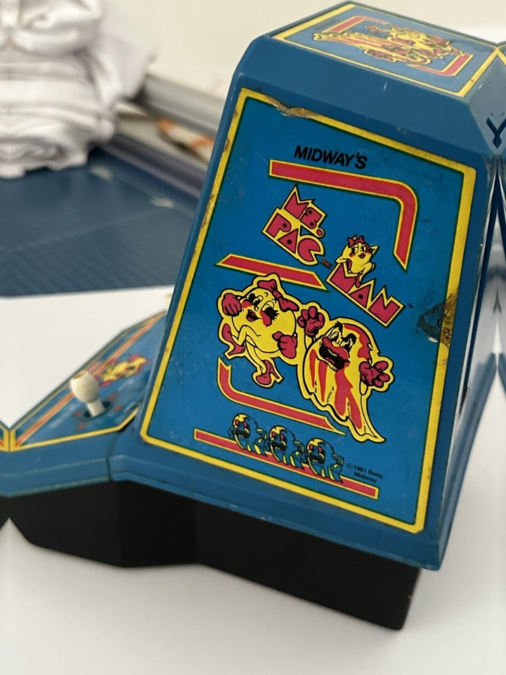 1981 Ms. PAC-MAN Mini Tabletop Arcade Video Game Coleco Bally Midway | eBay