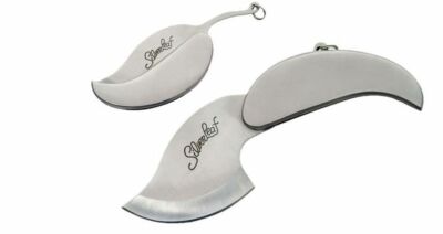FOLDING KNIFE | Silver Leaf Keychain Necklace Knife Blade - Great Gift ...