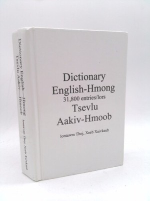 Dictionary English-Hmong, 31,800 Entries/Lors Tsevlu Aakiv-Hmoob | eBay