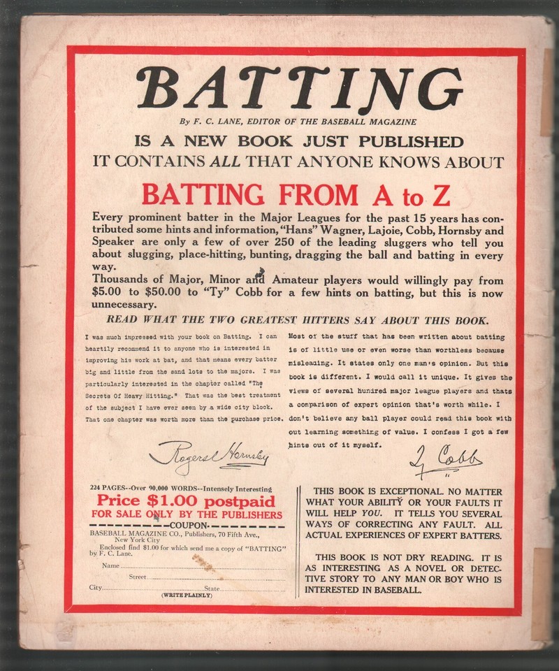 Baseball Magazine 2/1926-Joe Dugan-Gabby Harnett-MLB-pix-info-G | eBay