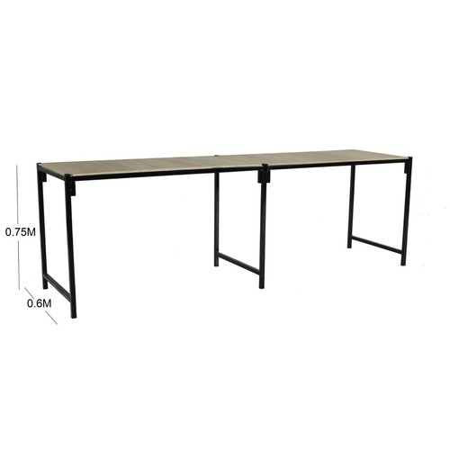 0.6M (2') Wide 3.7M - 4.3M Long Steel Framed Strong Portable Market ...