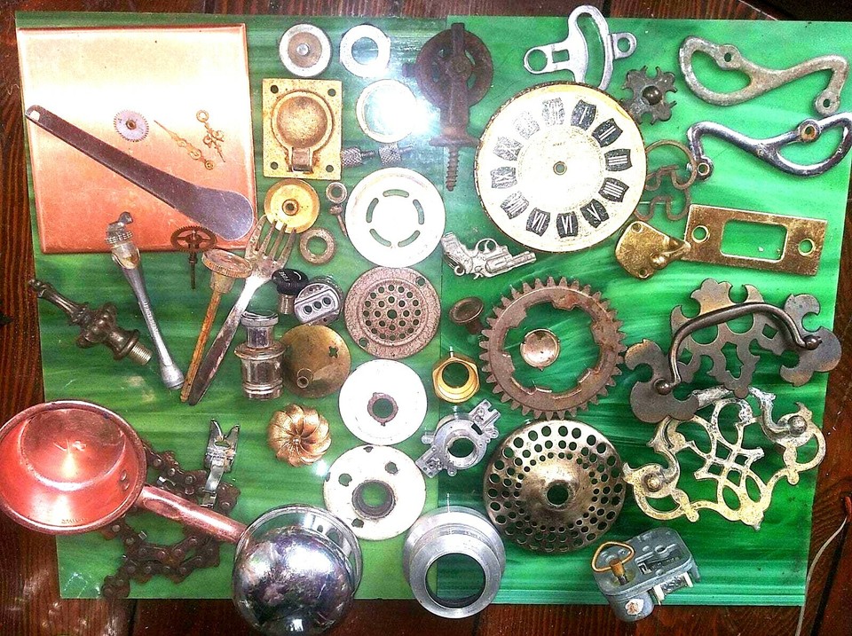 Steampunk Parts for Artists- 1 pound lot- assorted smalls @@LOOK@@ #56 ...