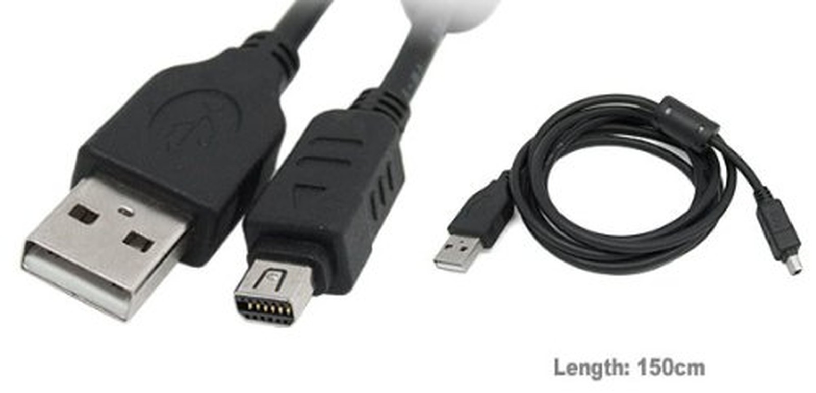 Mini 12 Pin USB Data Transfer Cable for Digital Camera Olympus Digital ...
