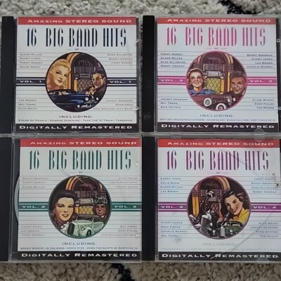 THE BIG BAND HITS ERA CD COLLECTION LOT 4 Vol 1 2 3 4 Dorsey Miller ...