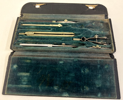 Vintage Dietzgen Drafting Tools Compass Set Germany Incomplete | eBay