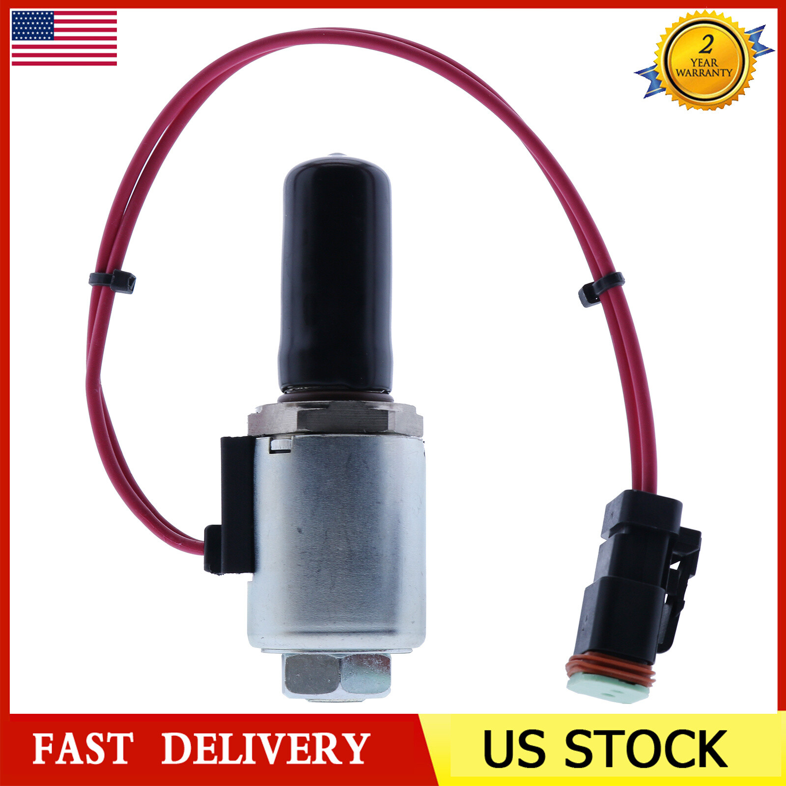 Solenoid Valve 121-4036 1214036 For Caterpillar 416C 416D 420D 424D ...
