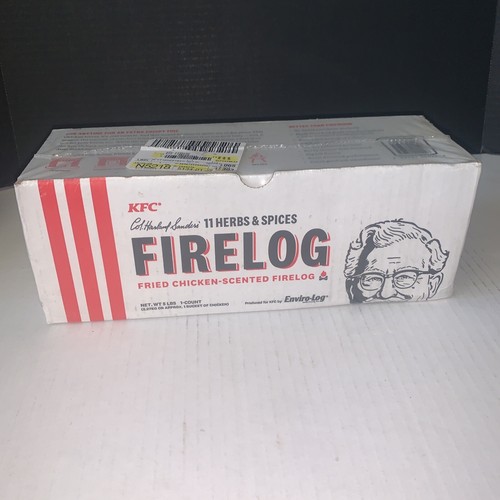 KFC FIRE LOG 11 HERBS & SPICES ENVIROLOG KENTUCKY FRIED CHICKEN FIRE ...