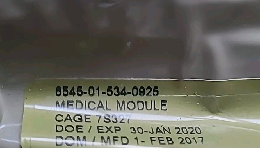 USAF Medical Module Survival Kit NSN 6545-01-534-0925 | eBay