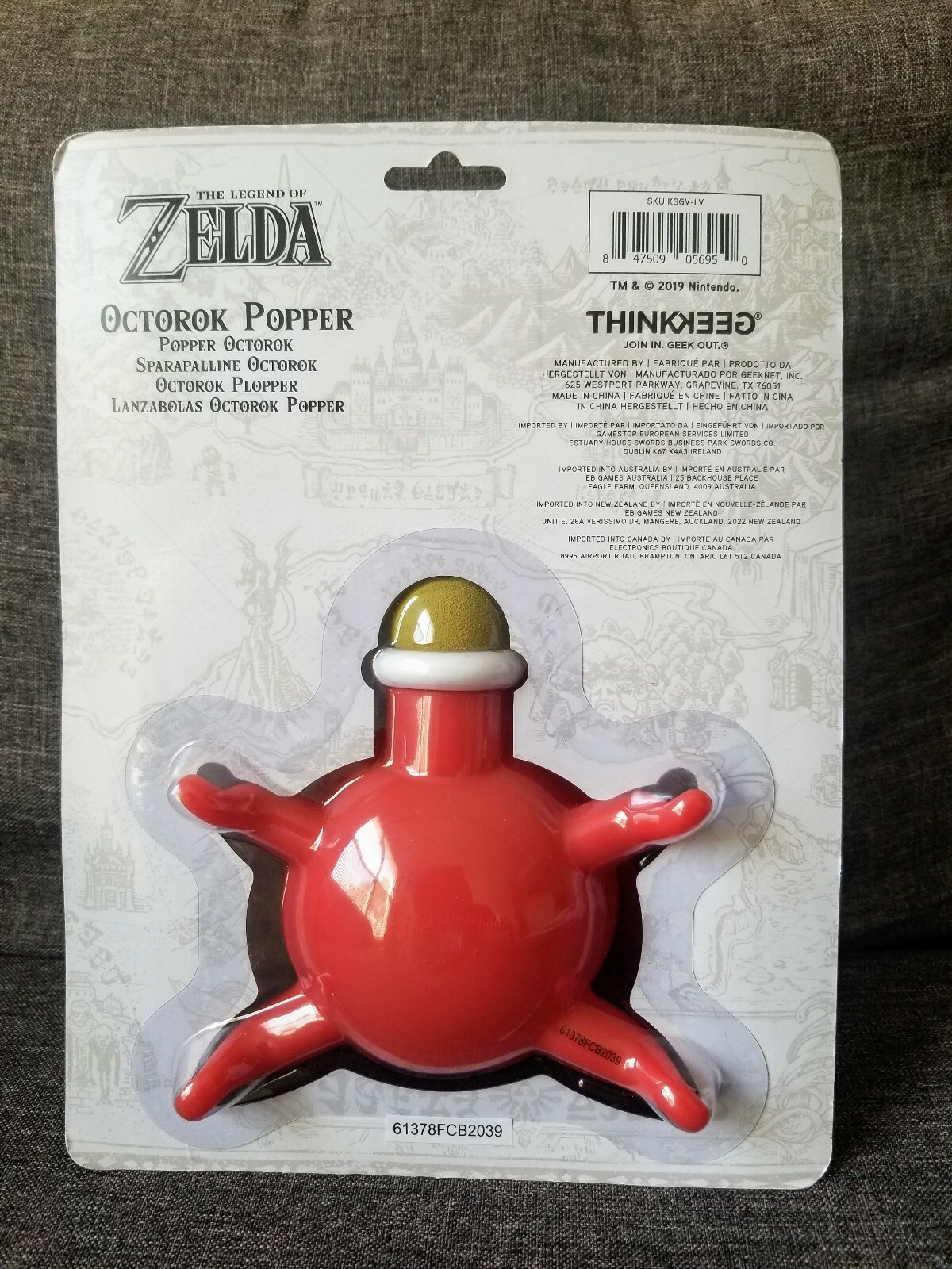 The Legend of Zelda - Octorok Popper Toy by Nintendo (Octopus Enemy ...