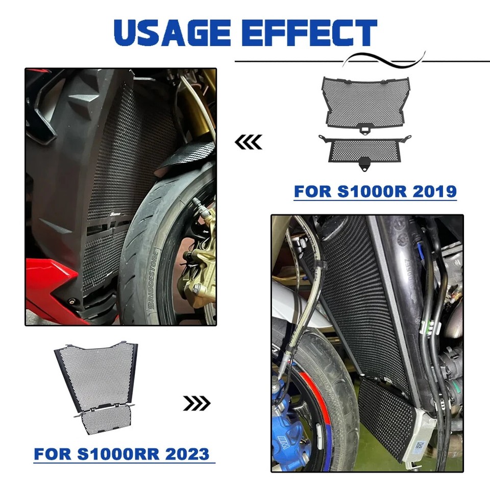 For BMW S1000R S1000XR S1000RR Motorcycle Radiator Grille Protective ...