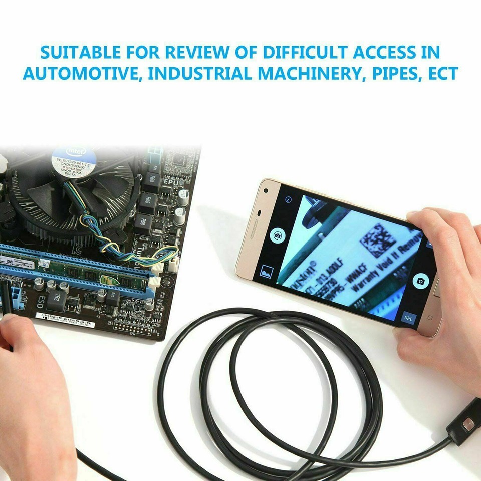 5.5mm USB Endoscope Borescope Inspection Tube HD Camera For Android ...