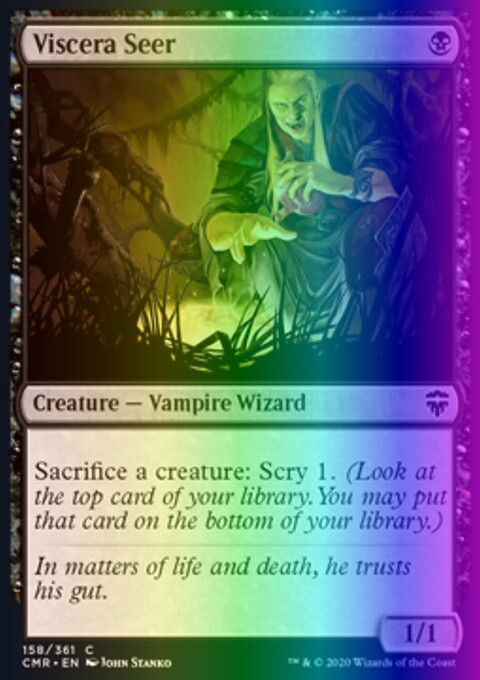 MTG Magic the Gathering Viscera Seer (158/794) Commander Legends LP FOIL | eBay