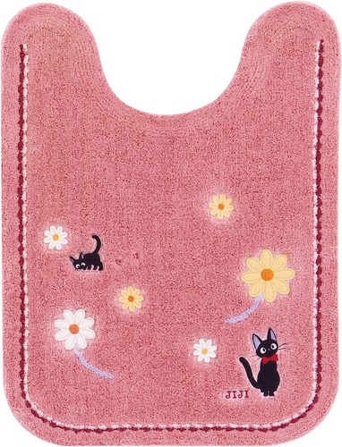 Kiki's Delivery Service Toilet Mat Jiji 80×60cm Pink Flower Walk Studio ...