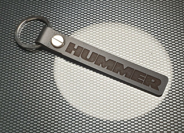 HUMMER Leather KEYRING KEYCHAIN BLACK Sport Todoterreno H1 H2 H3 | eBay