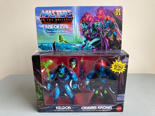 MASTERS OF THE UNIVERSE ORIGINS KELDOR + KRONIS 2 PACK MOTU TRAP JAW ...