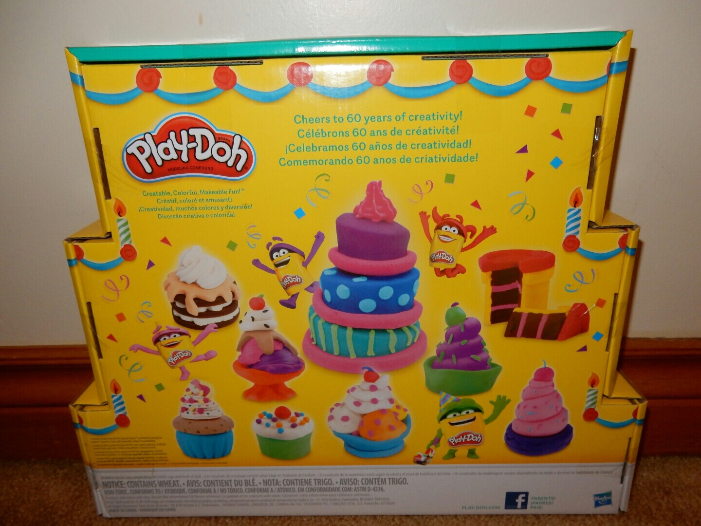 PLAY DOH 60TH ANNIVERSARY CELEBRATION PACK 60 CANS BRAND NEW FREE USPS ...