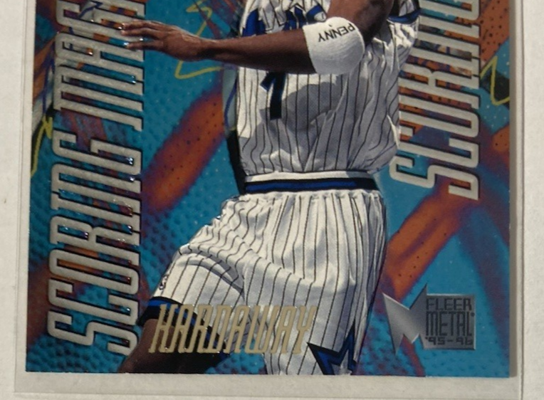 Anfernee Hardaway 1995-96 Fleer Metal Scoring Magnet Insert #1 Tough ...
