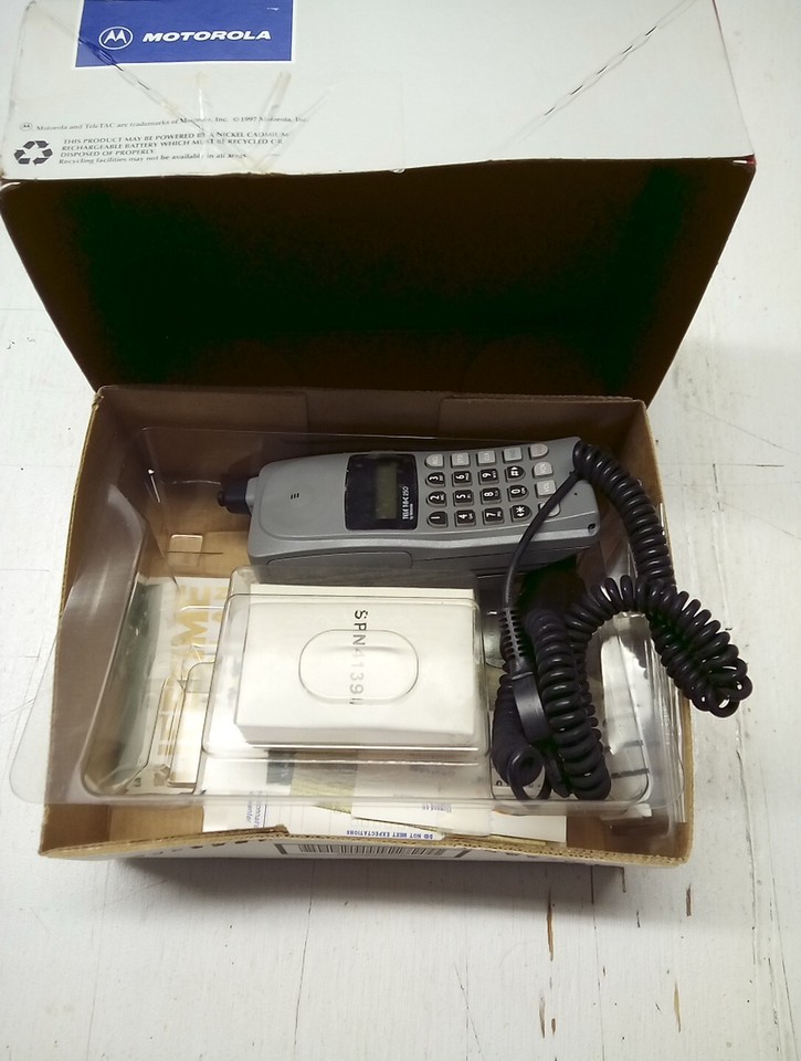 Motorola Tele T-A-C TAC 250 Analog Cell Phone With Manual - Untested ...