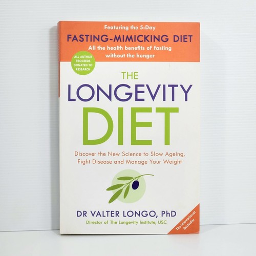 The Longevity Diet By Dr. Valter Longo, PhD Paperback 2018 | eBay