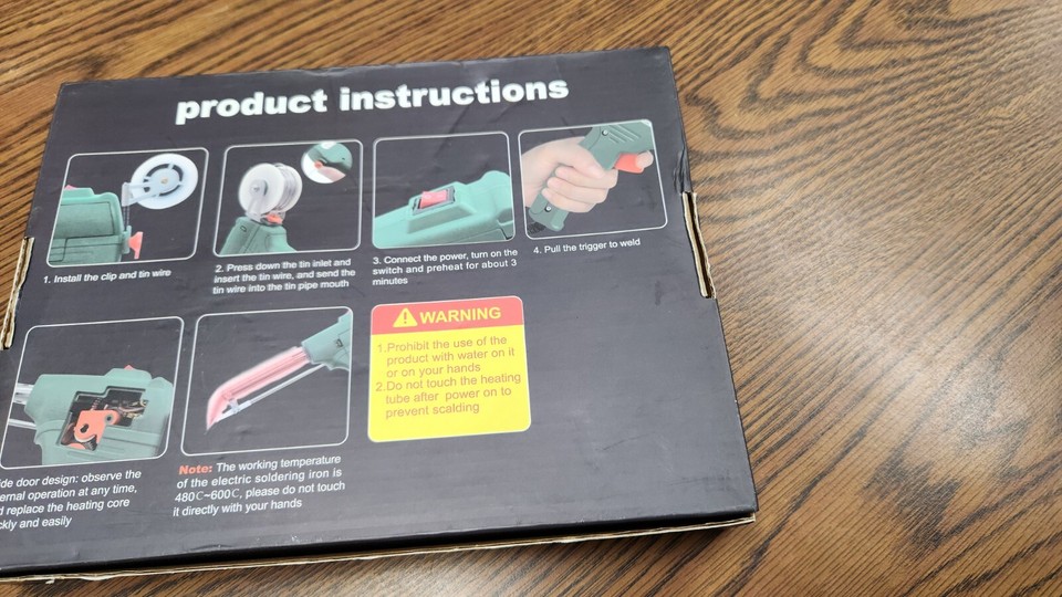 Soldering Iron Kit 60W 110V Corded Electric Hobbies Soldering Gun Saker ...