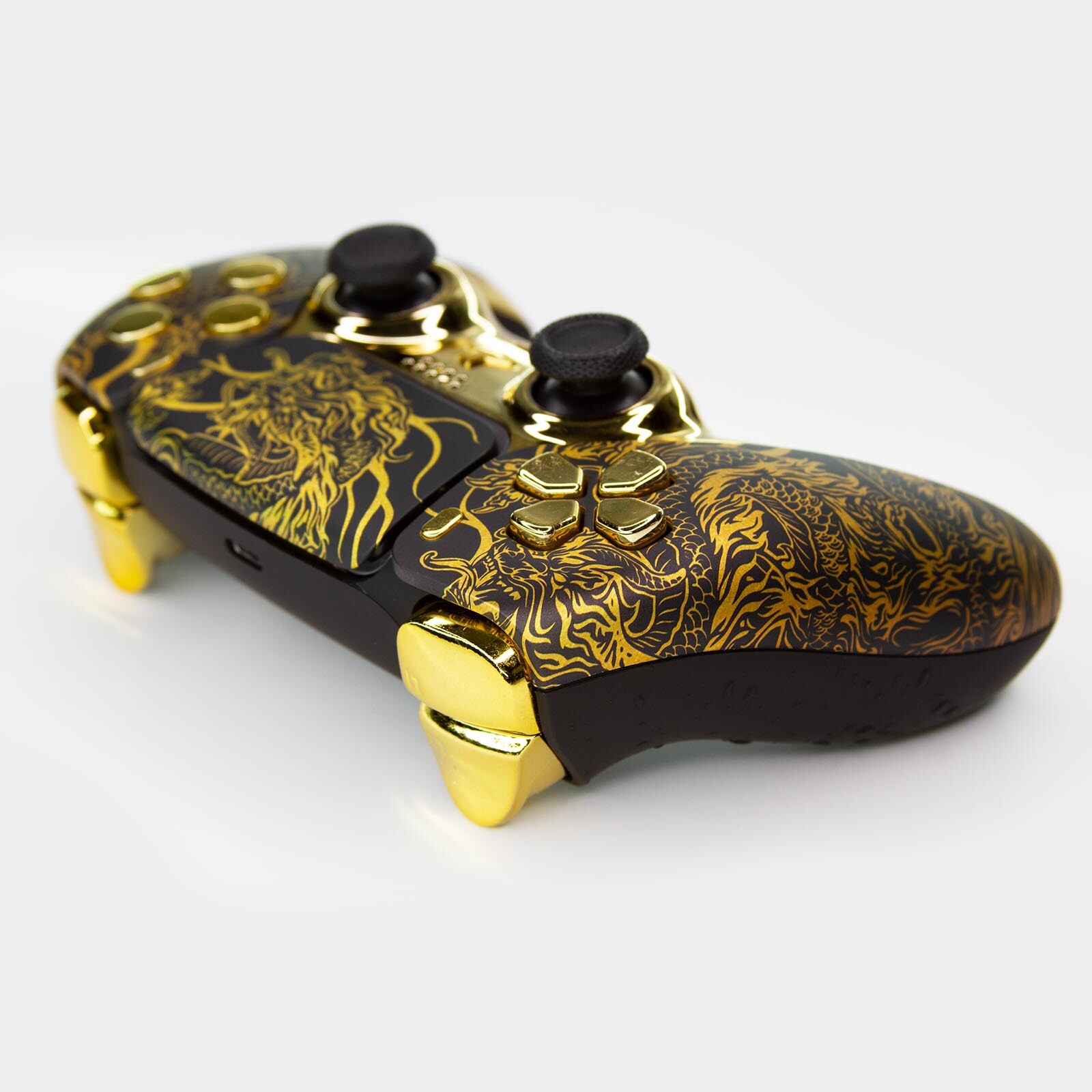 Golden Dragon Sony x Killscreen DualSense PS5 Controller Gold Clicky ...