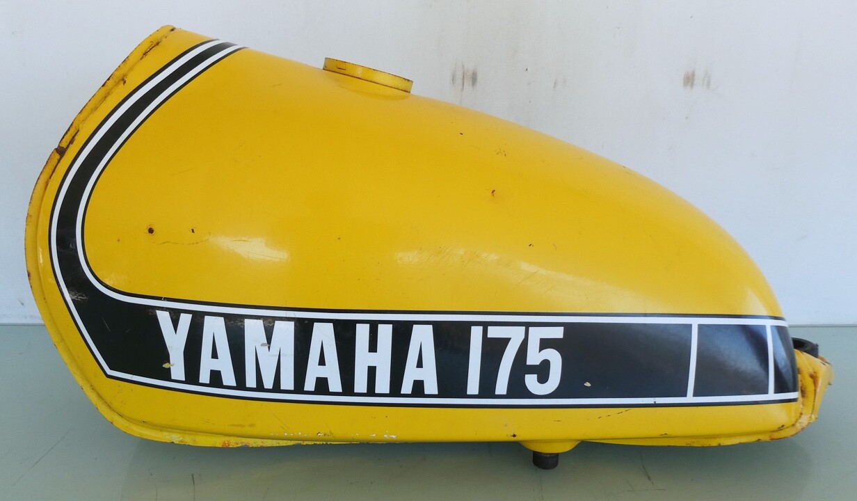 1970's YAMAHA 175 MOTOCROSS TRIALS GAS FUEL TANK YZ175 DT175 MX175 DT ...