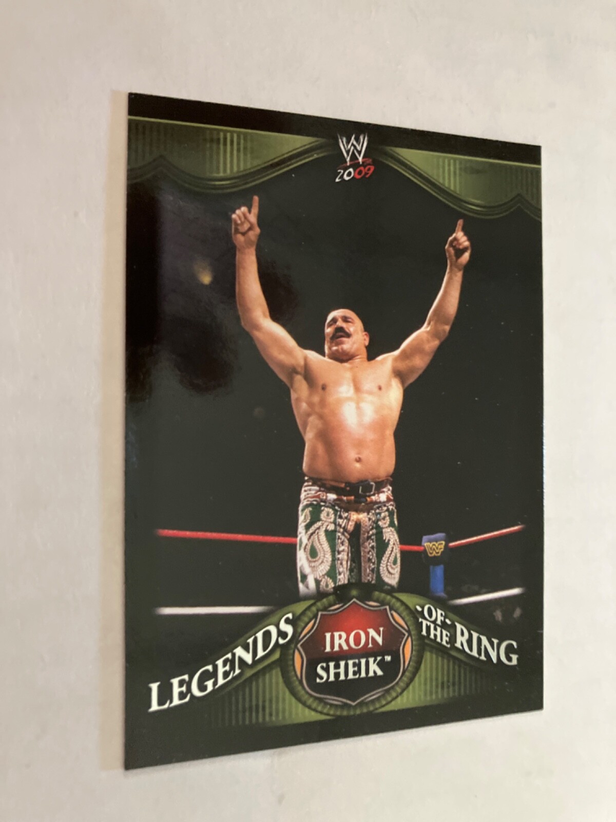 the iron sheik 2009 topps legends of the ring insert wrestling card see ...