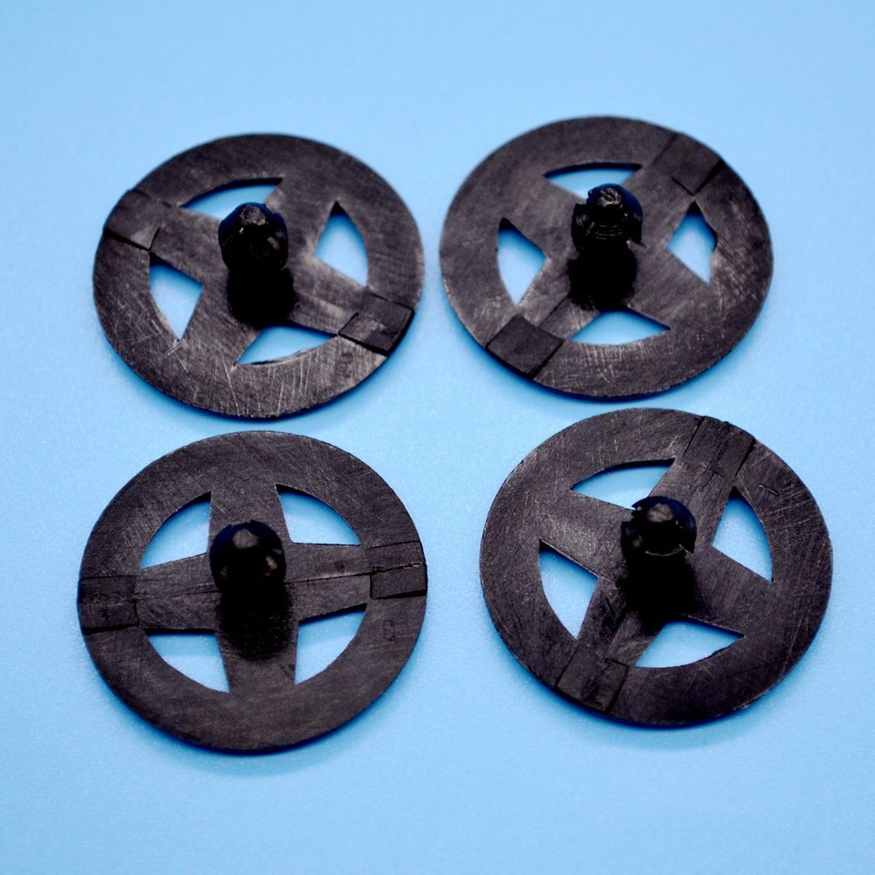 10 Pcs Black Nylon Hood Insulation Pad Retainer Clips Screw For Nissan ...