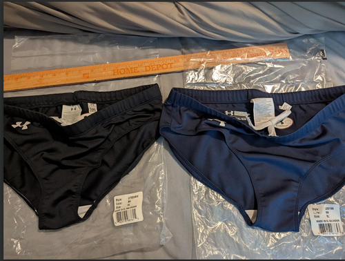 2 Pair of Womens Under Armour Size XL Track & Field Running Briefs ...