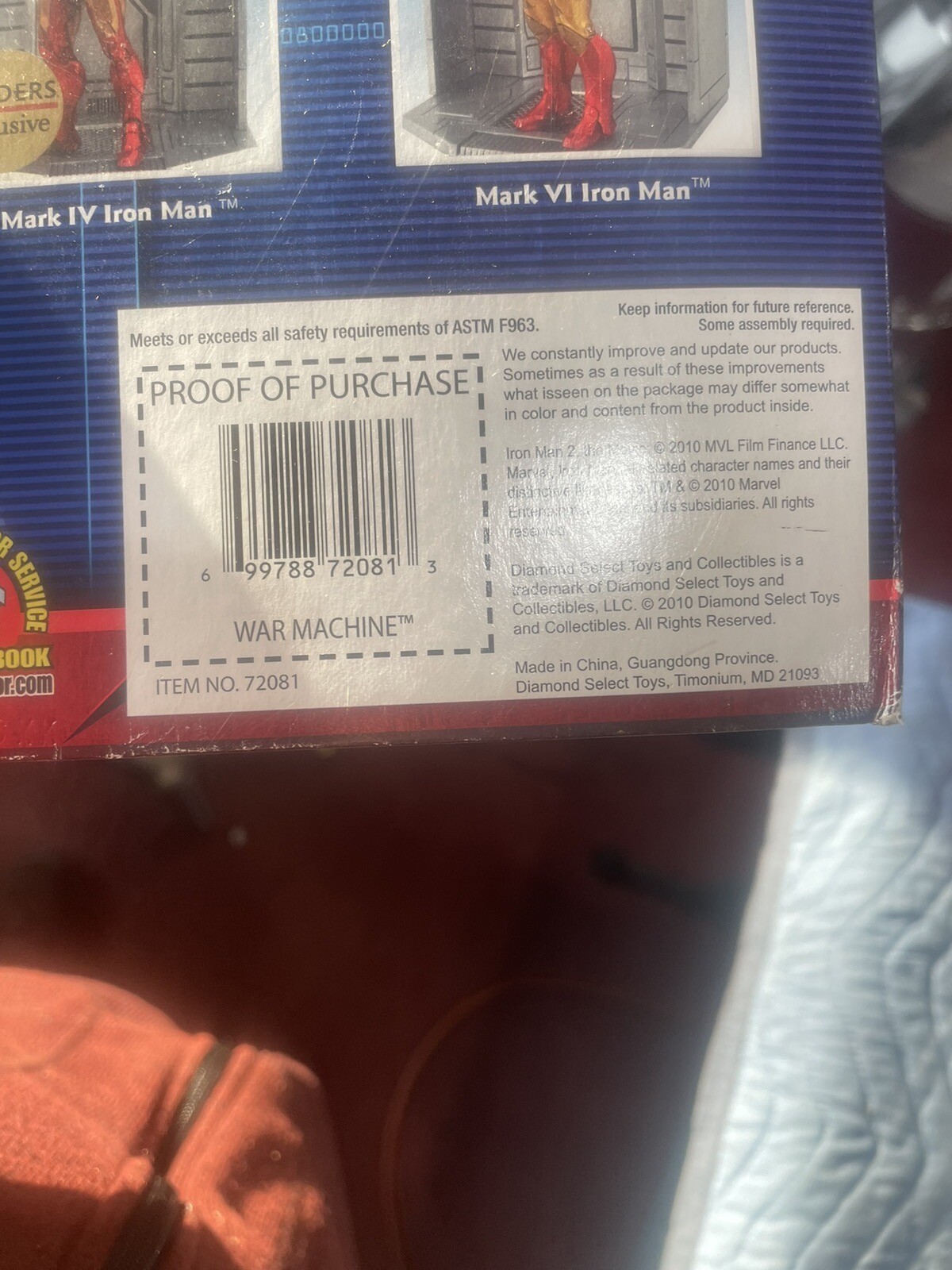 Diamond Select War Machine Iron Man 2 Movie Action Figure for sale ...