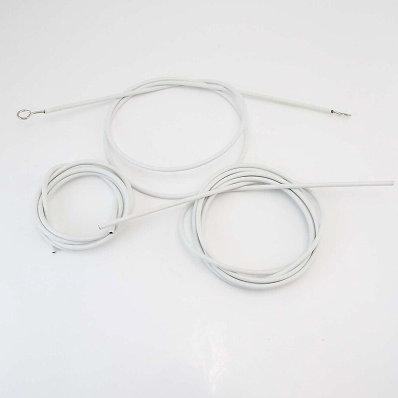 Curtain Wire White Net With with Hooks and Eyes For Window Door Cable ...