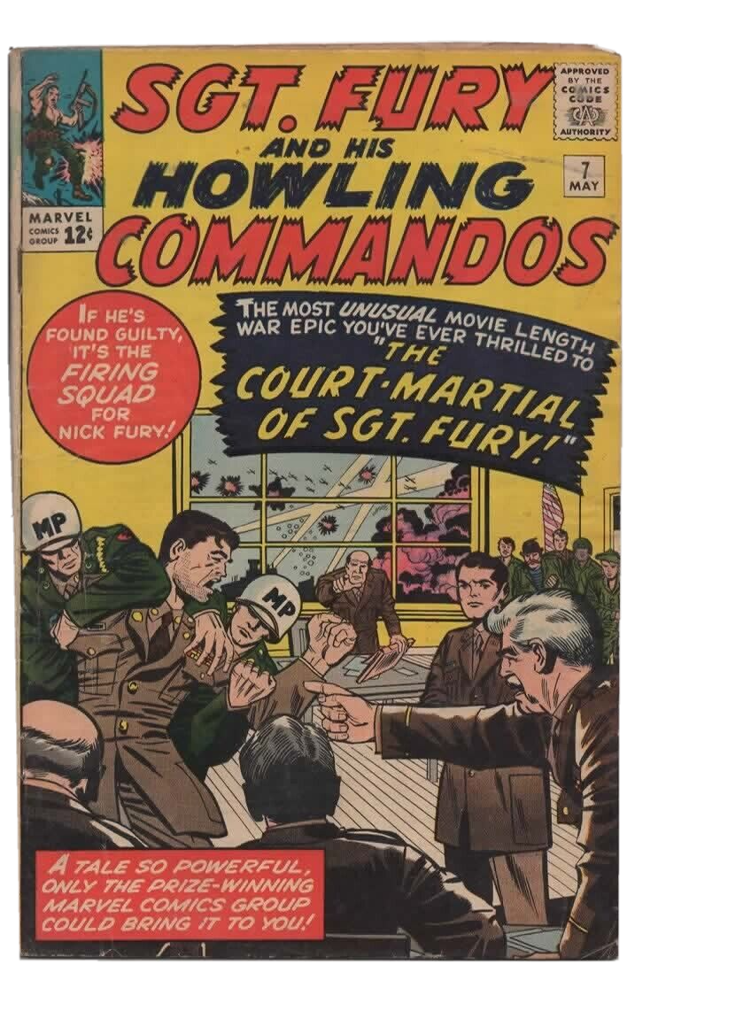 SGT FURY AND HIS HOWLING COMMANDOS #7 Marvel 1964 VG )" | eBay