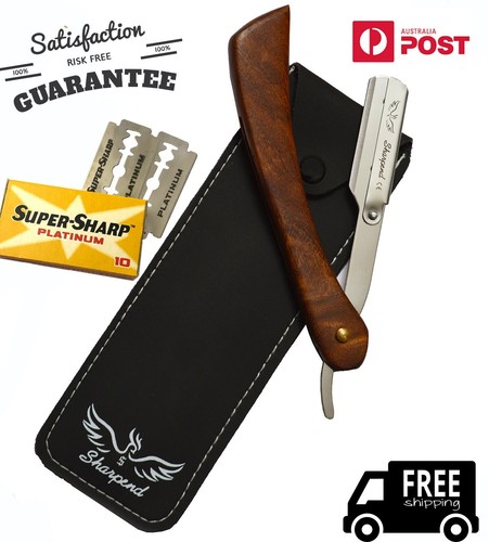 BARBER SALON STRAIGHT CUT THROAT SHAVING RAZOR SHAVE RASOIRS RASOI 10 ...