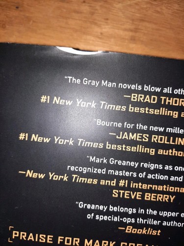 Mark Greaney Sierra Six Signed First Edition Book Gray Man Novel | eBay