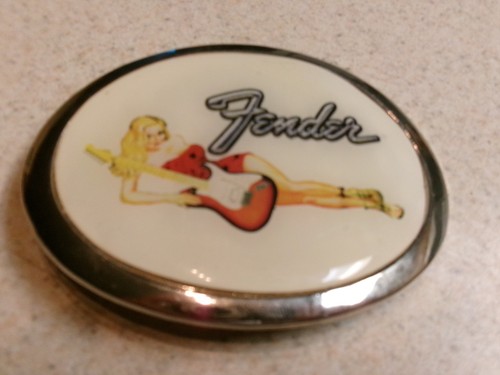 A Vintage Fender Guitar Belt Buckle | eBay
