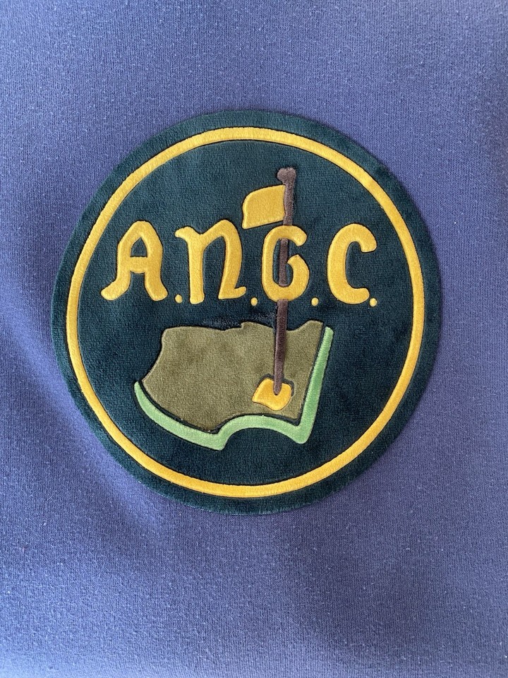 Augusta National Golf Club Large Hoodie Navy Members Only Old ANGC Logo ...