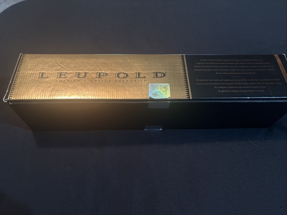 Leupold BOX ONLY VX-3 3.5-10x40mm Matte-1 In Duplex 66090 | eBay