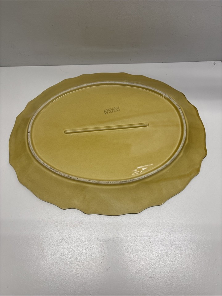 Vintage Pizzato Italy Handmade & Hand Painted Serving Platter 17 X 14 ...