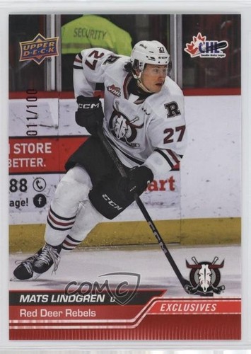 2023-24 Upper Deck CHL Exclusives /100 Mats Lindgren #190 | eBay