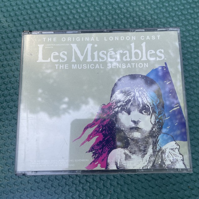Les Miserables 2 CD Set The Original London Cast 1987 Relativity ...