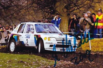 Ari Vatanen 1981 WRC Champion hand autographed 6x4 photo Group B Rally ...