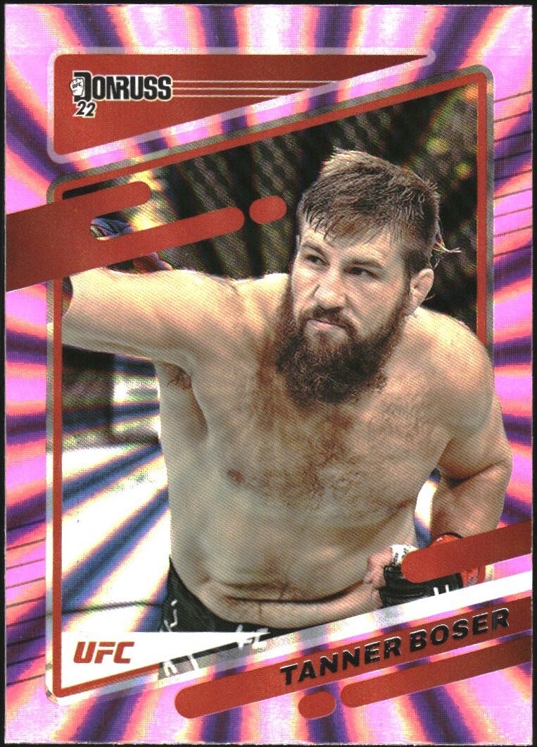 2022 Donruss UFC - Tanner Boser #182 Holo Pink Laser for sale online | eBay