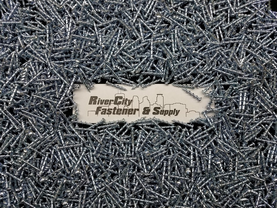 (1000) 1-1/2 Long Powers Wall Dog Phillips Pan Head Anchors Screws ...