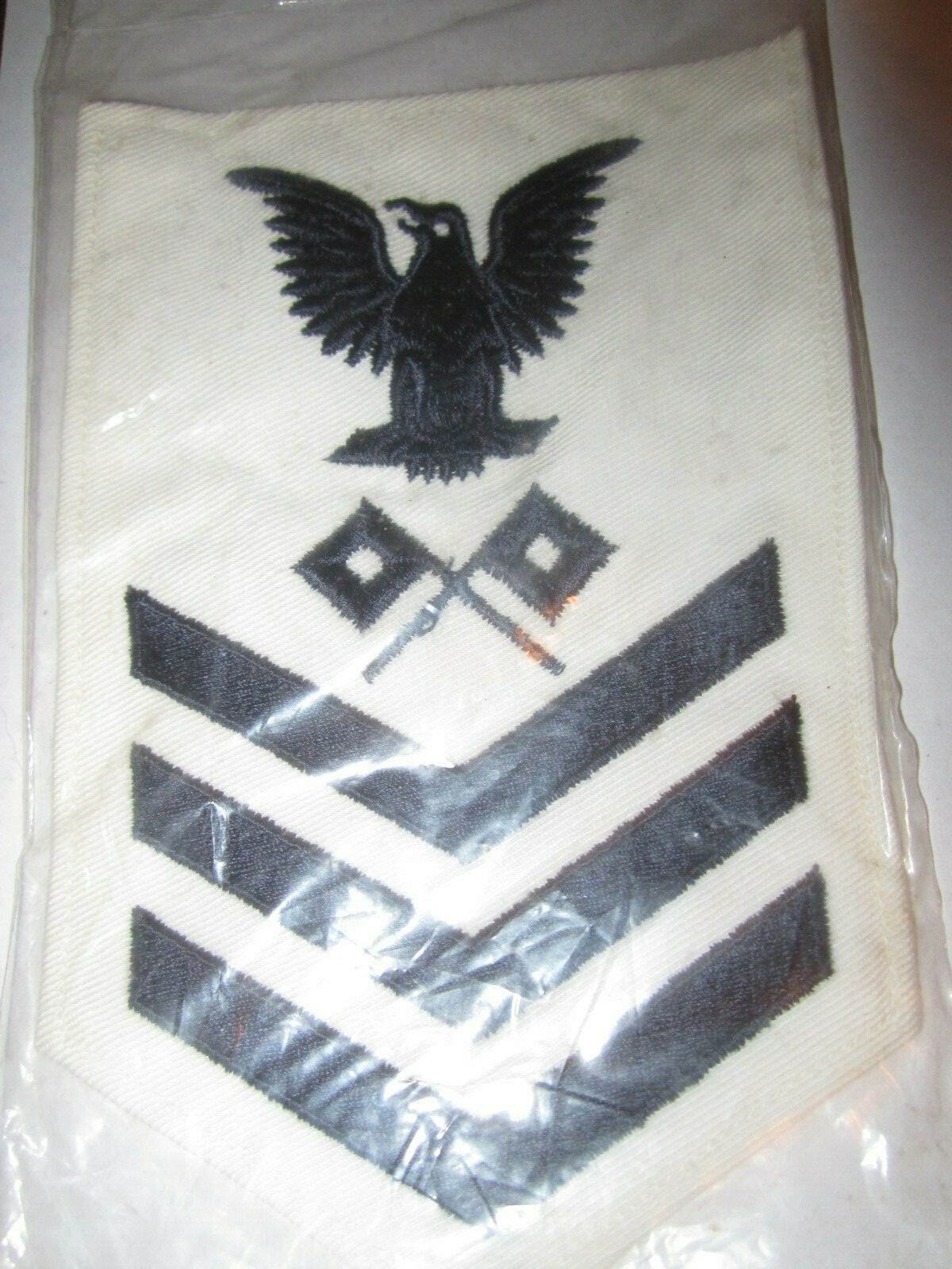 VINTAGE Naval PETTY OFFICER 1ST CLASS PATCH SIGNALMAN RATING PRE 1993 ...