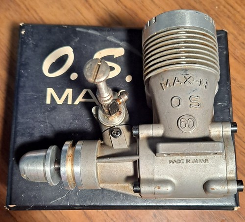 Vintage OS-MAX 60 H60F GP nitro glow R/C plane engine USED, very good ...