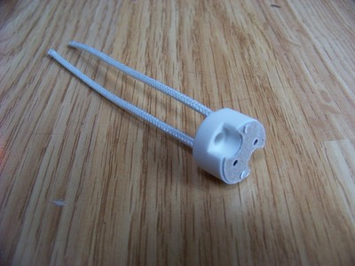 G8 Lamp holder socket connector ceramic base Halogen LED 100W 250V Bi ...