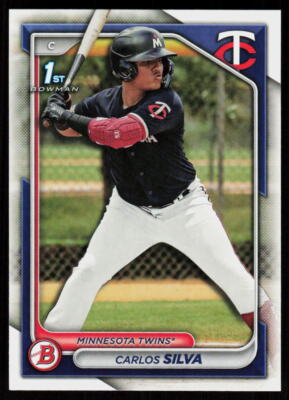 2024 Bowman - Prospects Carlos Silva #BP-120 BASEBALL Minnesota Twins ...