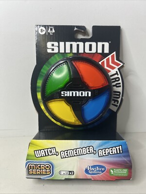 Simon Micro Series 3.5” Mini Electronic Handheld Classic Game Hasbro ...