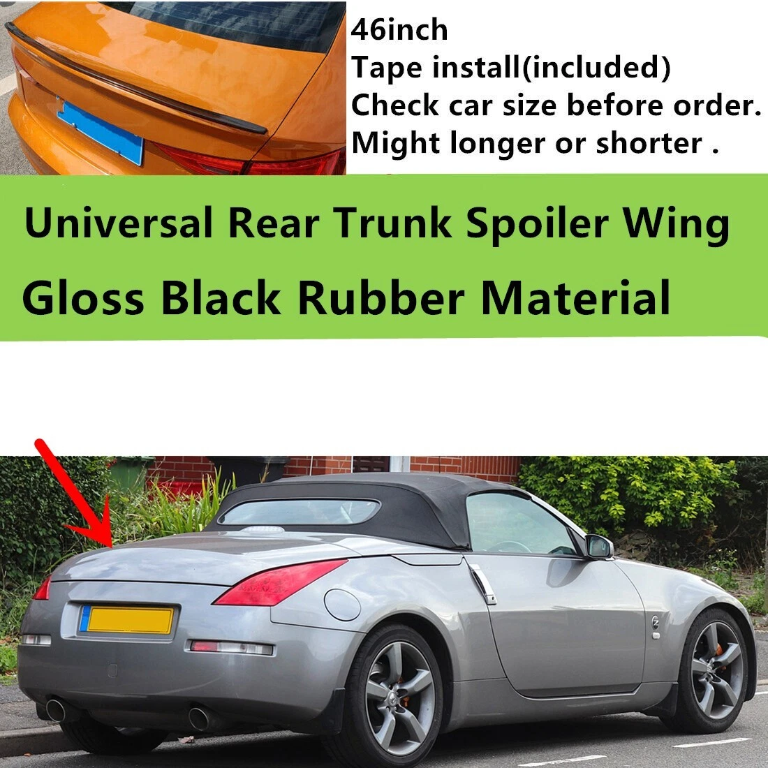 350z Convertible Spoiler